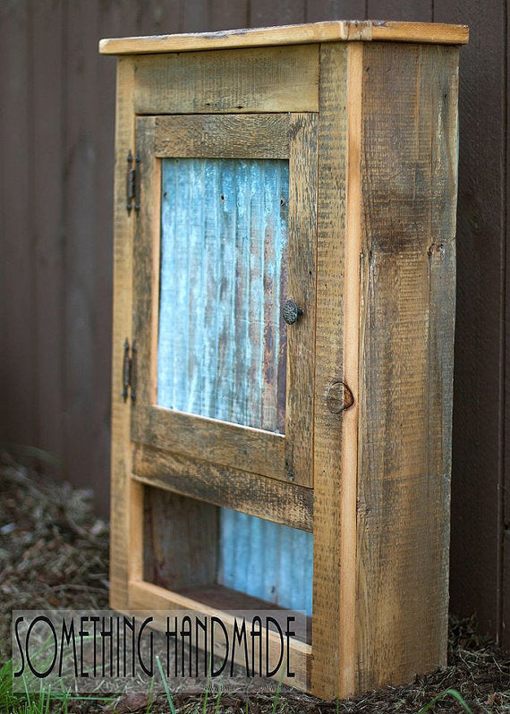 diy rustic cabinet